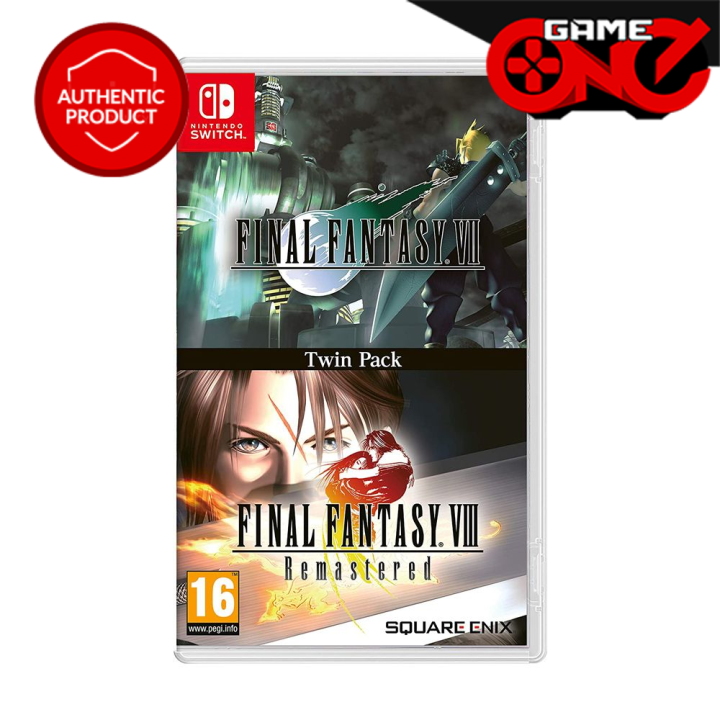 Nintendo Switch Final Fantasy VII & Final Fantasy VIII Remastered Twin ...