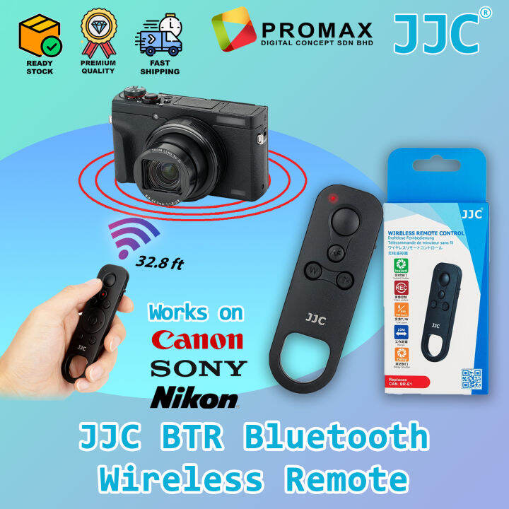 JJC BTR-C1 BTR-N1BTR-S1 Bluetooth Wireless Remote Control Shutter Release Camera R50 R10 R8 R7 ...