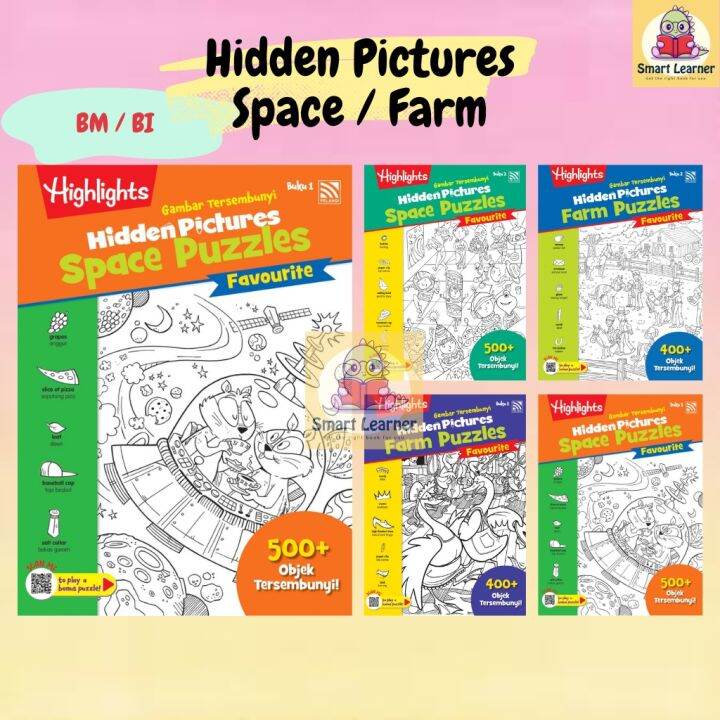 [SB] Highlights Gambar Tersembunyi Hidden Pictures Space / Farm Puzzle ...