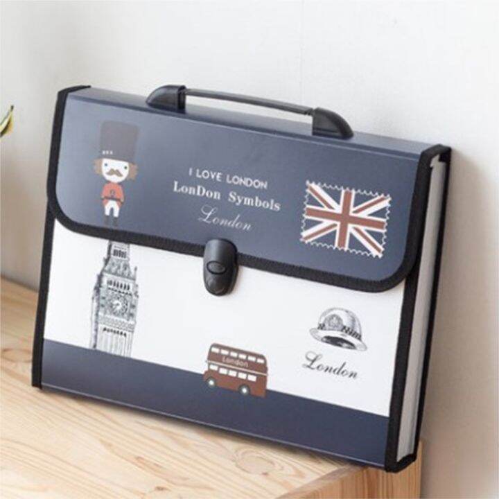 【CC】 Cute Portable Expandable Accordion 12 A4 File Folder Expanding ...