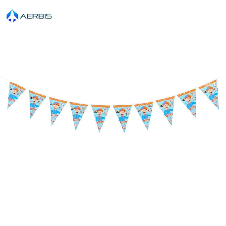 AERBIS birthday party decoration Puzzle Blippi Theme Birthday Party ...