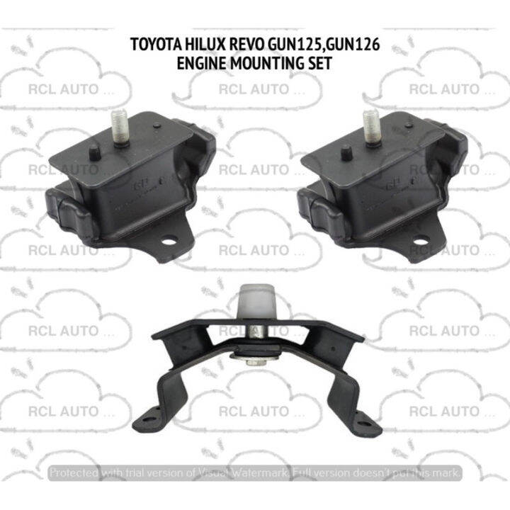 ENGINE MOUNTING KIT SET TOYOTA HILUX REVO GUN125,GUN126 | Lazada