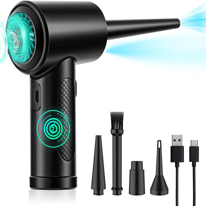 51000RPM Cordless Electric High Pressure Air Duster Computer Cleaner ...