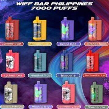 Wiff Bar up to 7000 Puffs Disposable Legit 3% legit | Lazada PH