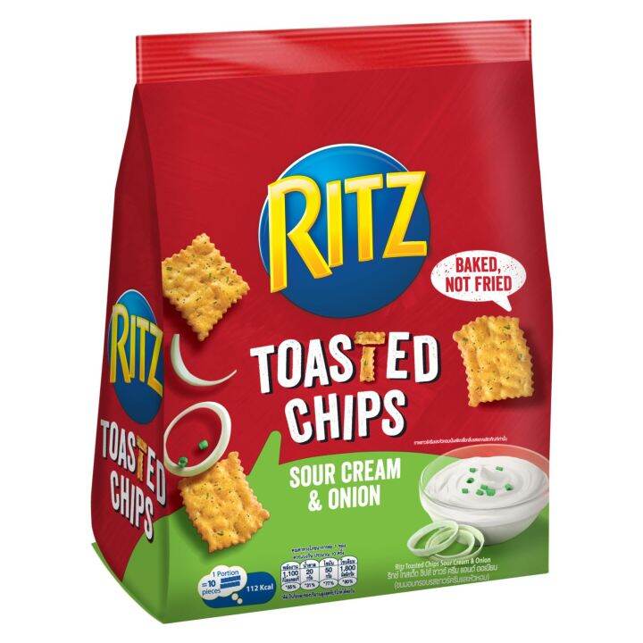 Ritz Sour Cream & Onion Toasted Chips (229g) | Lazada PH