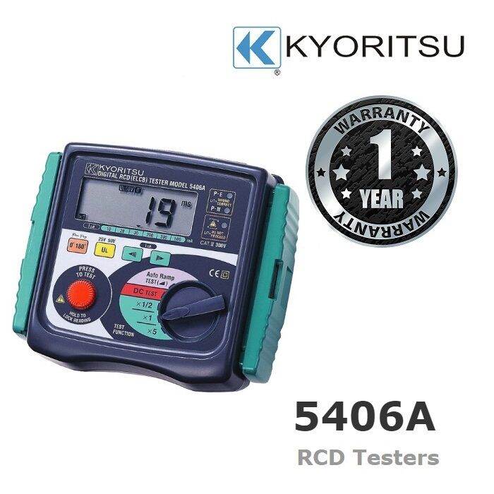 KYORITSU 5406A Digital RCD (ELCB) Tester | Lazada