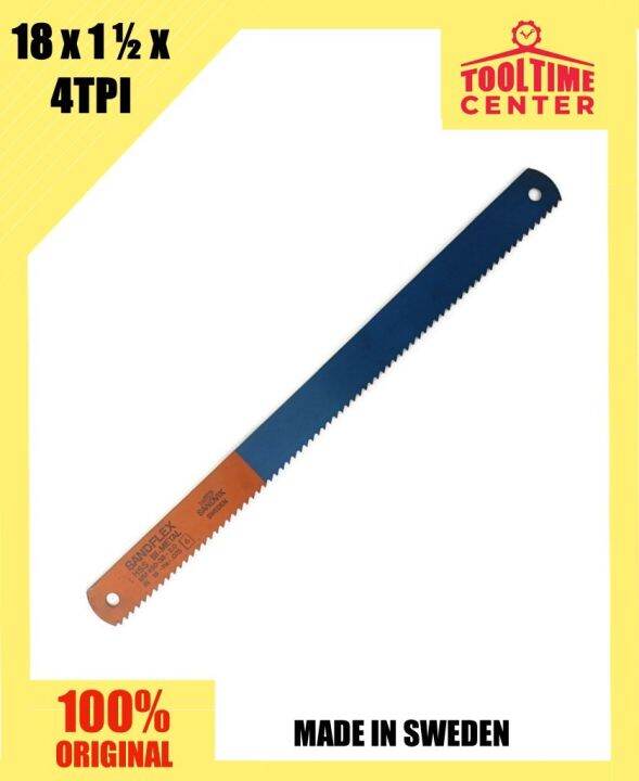 SANDVIK Sandflex High Speed Steel Bi-metal Power Hacksaw Blade 18" x 1 ...