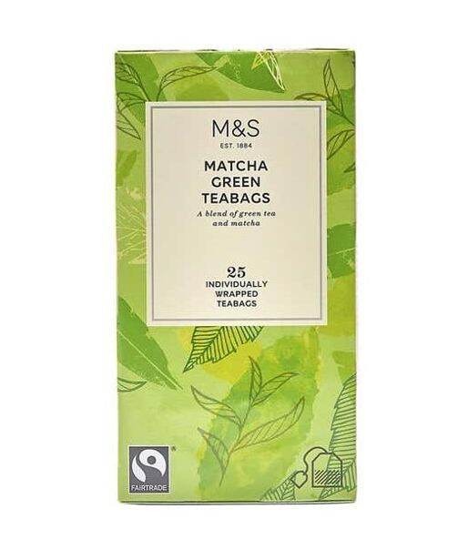Marks & Spencer Matcha Green tea มาร์ค แอนด์ สเปนเซอร์ มัทฉะ กรีนที ...
