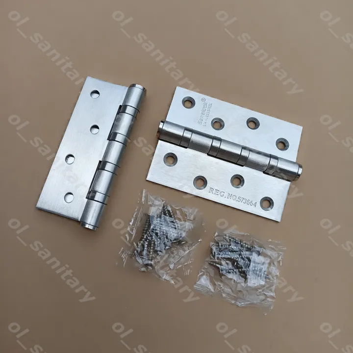 engsel pintu engsel jendela engsel stainless 4 inch TEBAL | Lazada ...