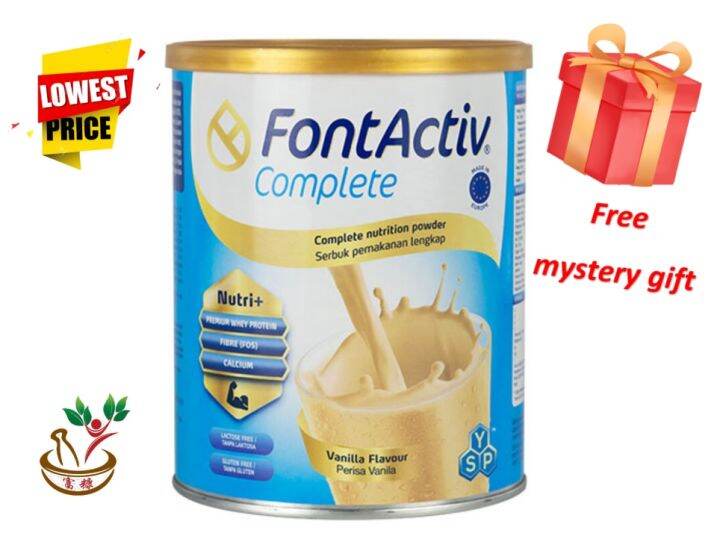 FontActiv Complete vanilla 400g/800g (WITHOUT BARCODE) | Lazada