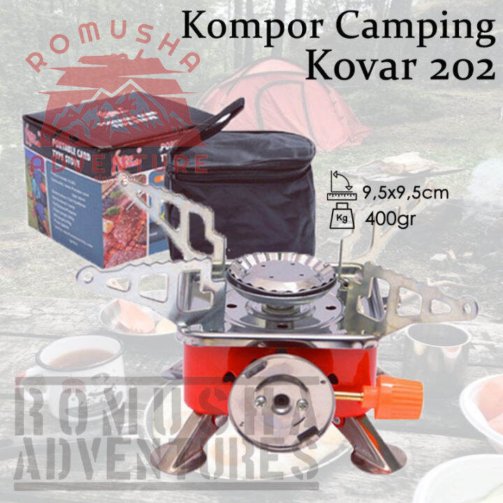 Kovar K-202 Kompor Camping Outdoor Survival Kamping Tenda Kemah | Lazada Indonesia