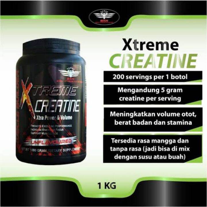 BXN Creatine 1 Kg 1Kg BXN Creatine 1000 gram 1000 gr Creatine Monohydrate BXN Creatine Powder ...