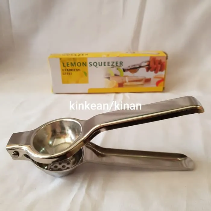 Alat Peras Perasan Lemon Squeezer Jeruk Nipis Stainless Steel Besi ...