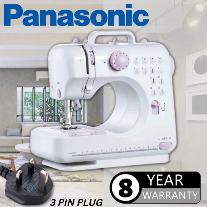 PANASONIC sewing machine FHSM 505A pro upgraded 12 sewing portable mini ...