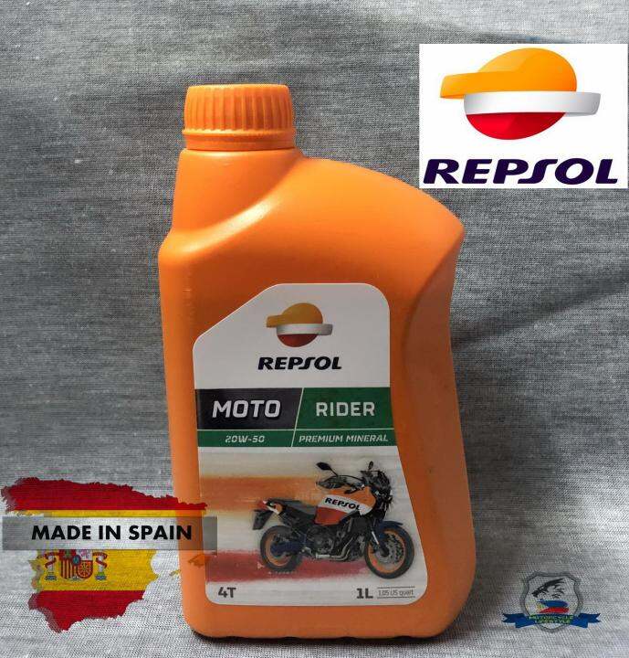 Motor Oil Repsol Rider 20w-50 Premium 1Liter | Lazada PH