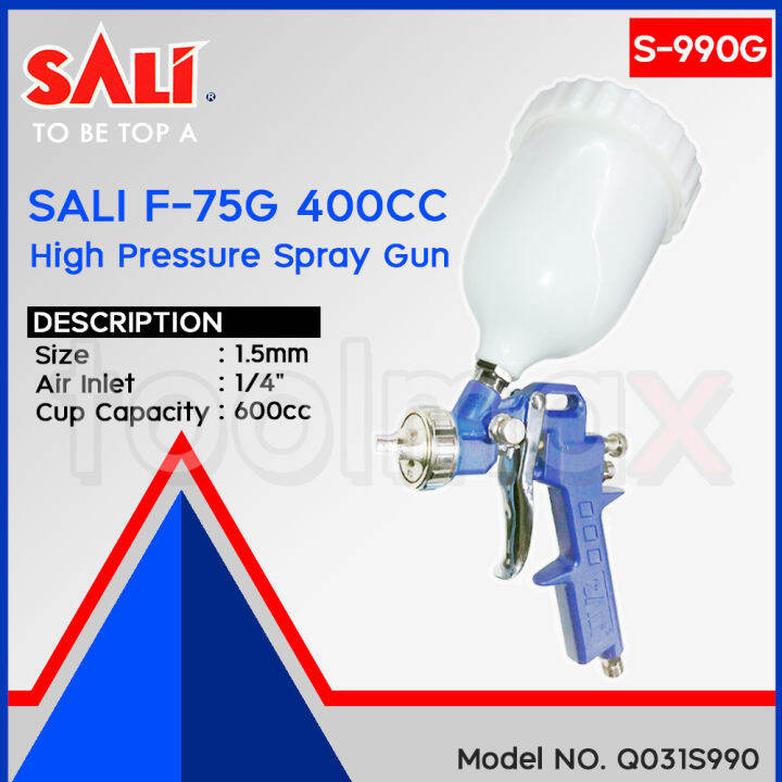 SALI กาพ่นสีแบบหงาย 600 cc รุ่น S-990G ( Model NO. Q031S990 ) | Lazada.co.th