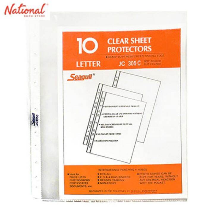 SEAGULL CLEARSHEET REFILL JC305C SHORT 10SHEETS 11HOLES | Lazada PH