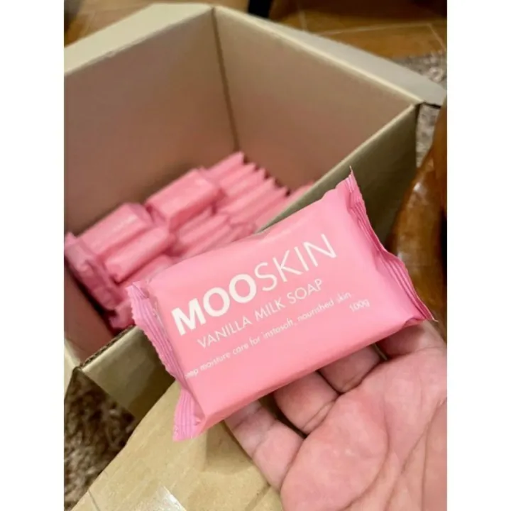 MOOSKIN VANILLA MILK SOAP BY: PINK ESSENTIAL | Lazada PH