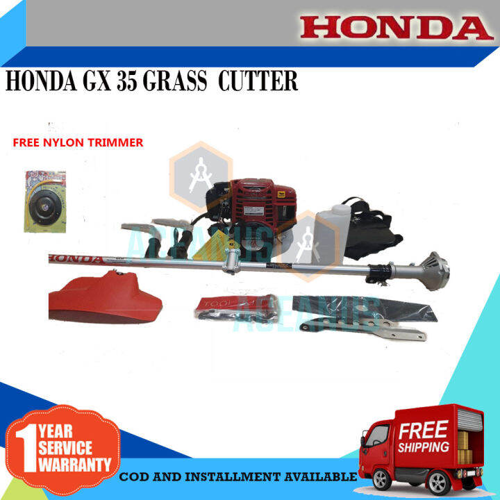 HONDA Gasoline Brush cutter Grass cutter 4 stroke GX35 GX50 FREE NYLON CUTTER | Lazada PH