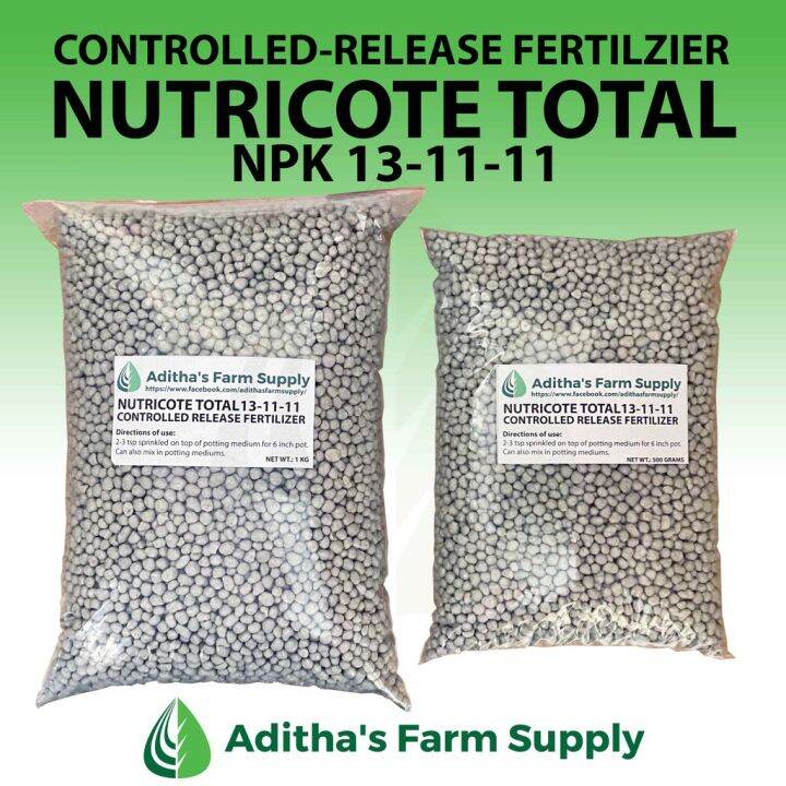 Nutricote Total 13-11-11 (Controlled Release Fertilizer) 500 grams 1 kg ...
