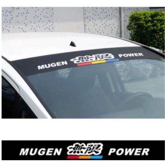 Windshield Sticker Car Honda MUGEN Power windshield Decal with ...