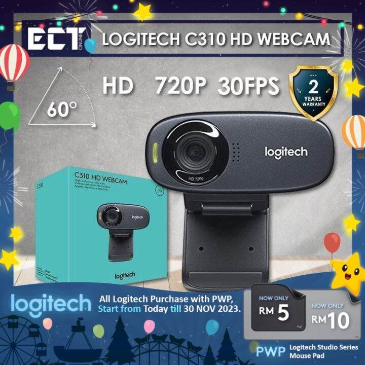 Logitech C310 HD Webcam | Lazada