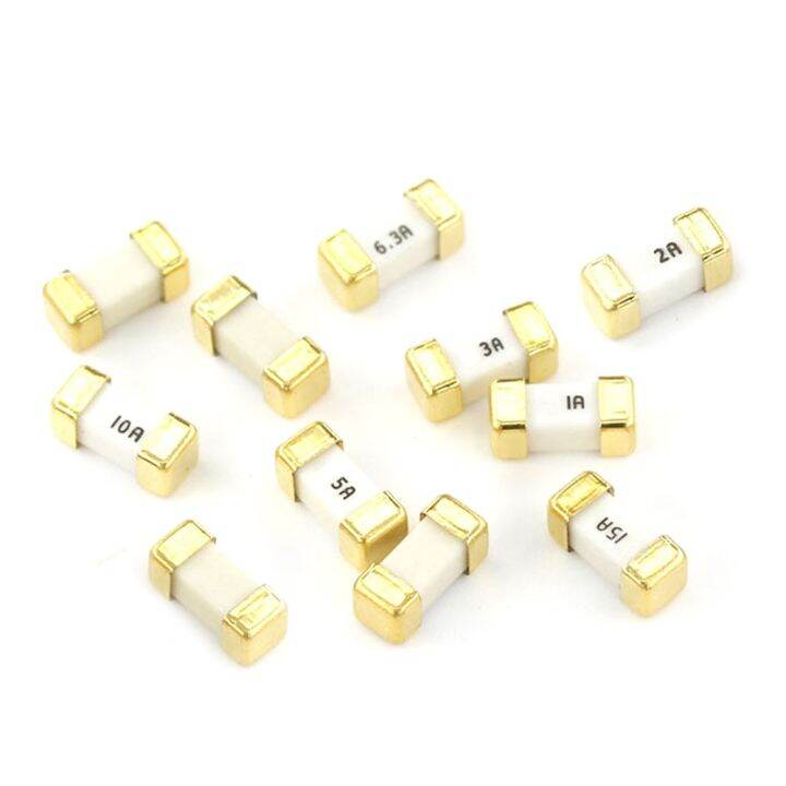 Gold Silver 1808 125V 250V AC 0451 SMD Fast blow Fuse 0.5A 500mA 1A 2A ...