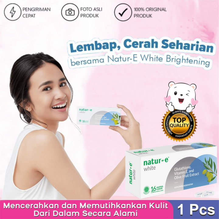 BRIGHTENING SOFT CAPSULE WHITE 16's kapsul Mengandung Glutathione 50mg ...