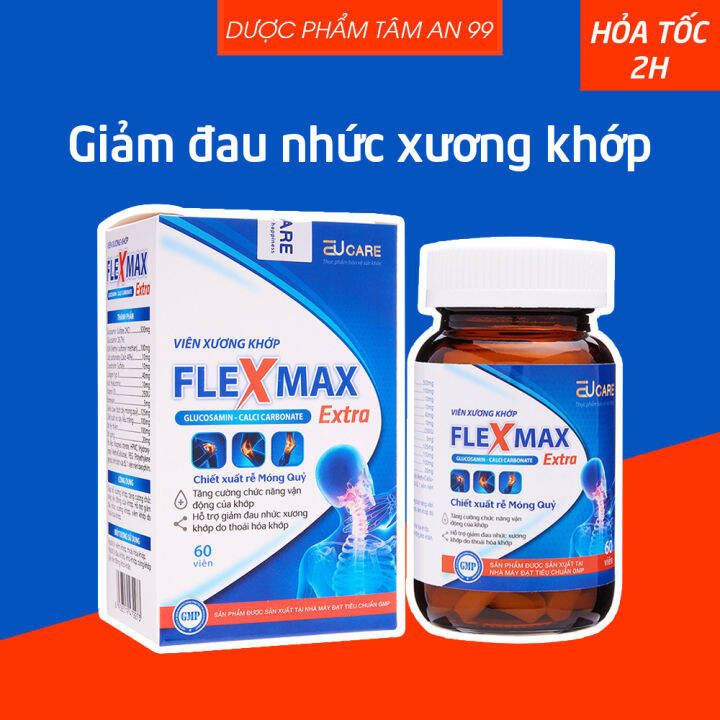 Viên xương khớp Flexmax Extra giúp giảm đau nhức xương khớp do thoái ...