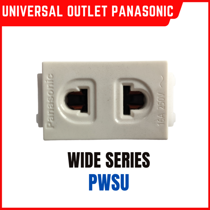 Panasonic Universal Convenience Outlet Wide Series 1 way (PWSU) | Lazada PH