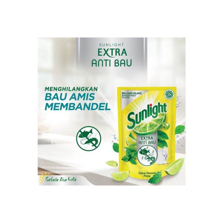SUNLIGHT MINT ANTI BAU 755ML REFFILL | Lazada Indonesia