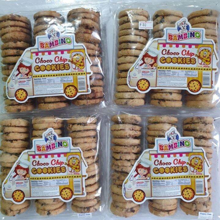 Delicious Bambino Choco Chip Cookies 400g Locally-Made Snacks ...