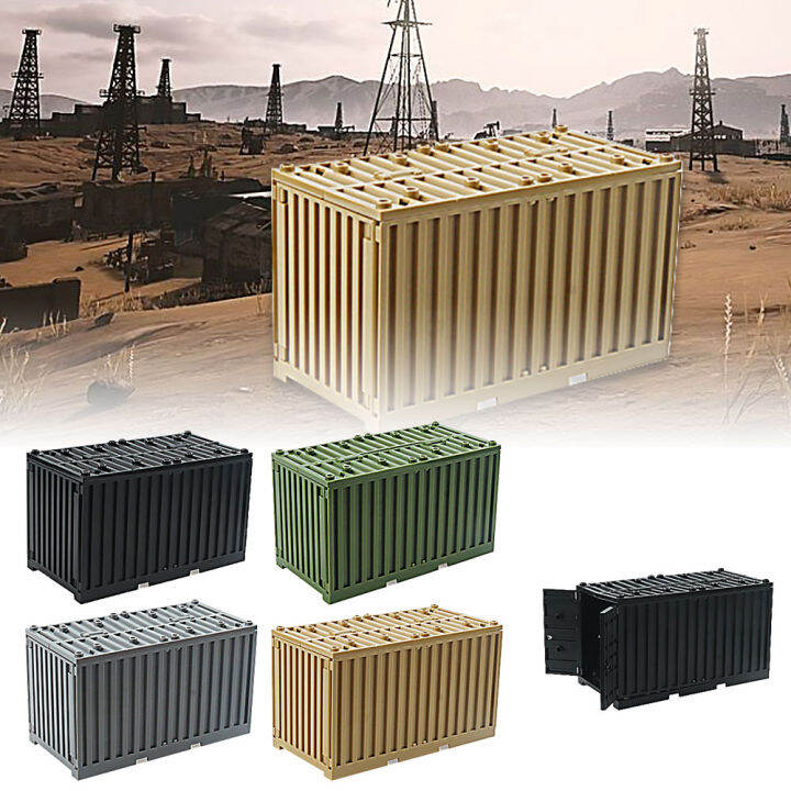 Cargo Shipping Container For Toy Brick Building Blocks Mini Military ...