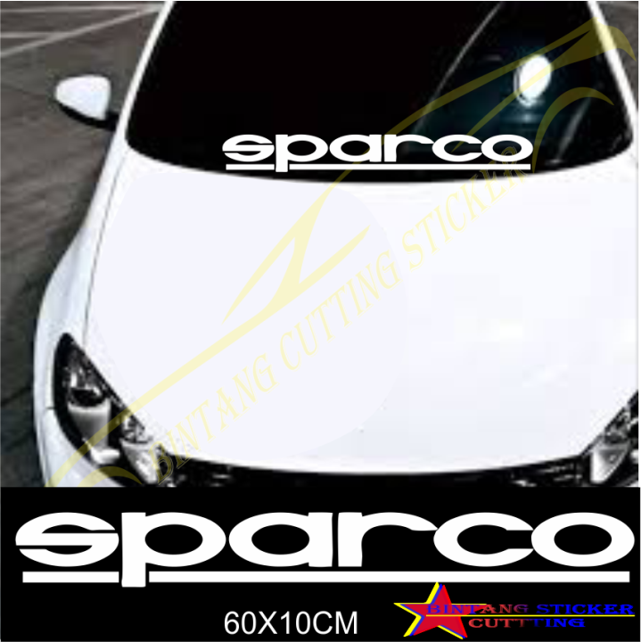 stiker kaca depan mobil SPARCO Sticker Kaca Depan Tulisan SPARCO Stiker ...