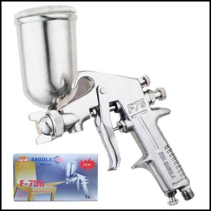 Alat Semprot Cat Spray Gun Sagola F-75 F75 F 75 Tabung Atas | Lazada ...