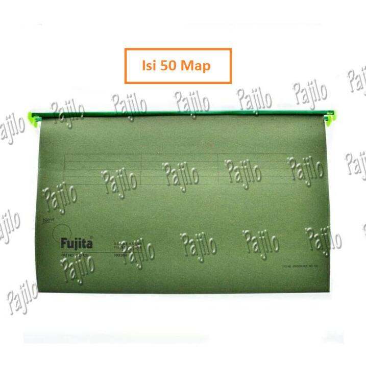 50pcs Map Gantung Hang Map Suspension Filling Tray Rak Surat Kertas ...