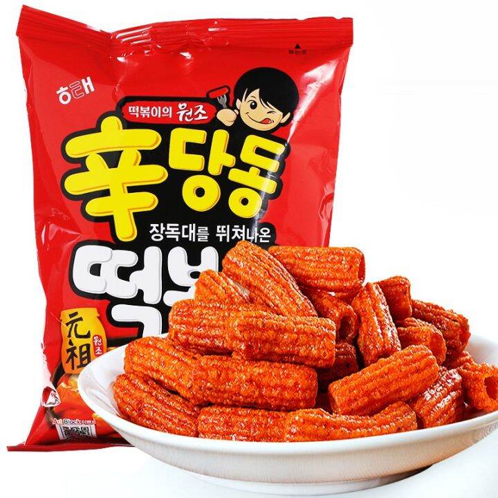 Haitai Hot Spicy Topokki Rice Cake Flavor Cracker Chips 110g | Lazada PH