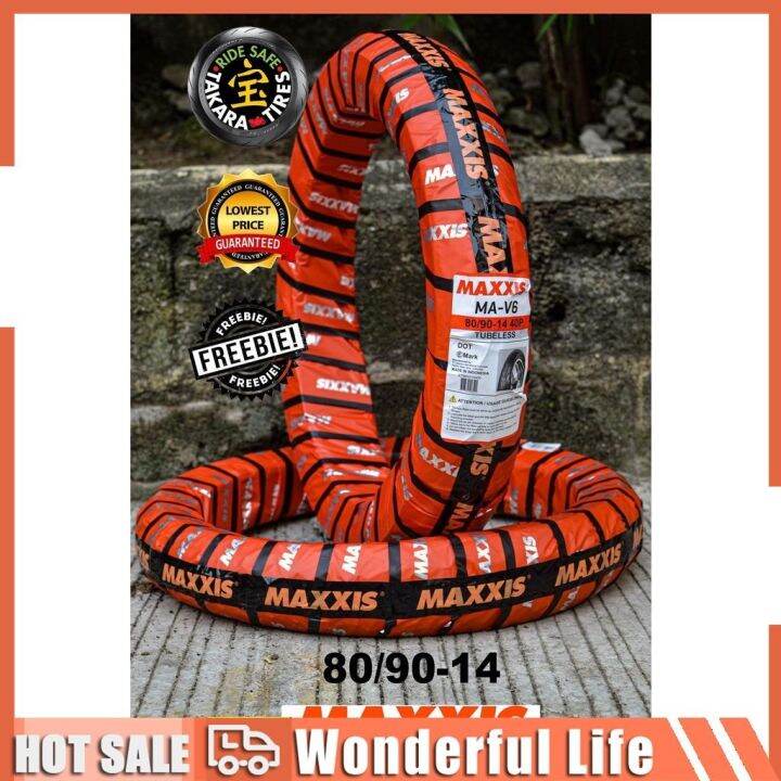MAXXIS MA-V6 14'' 14 by TAKARA (FREE TIRES SEALANT PITO STICKER ...
