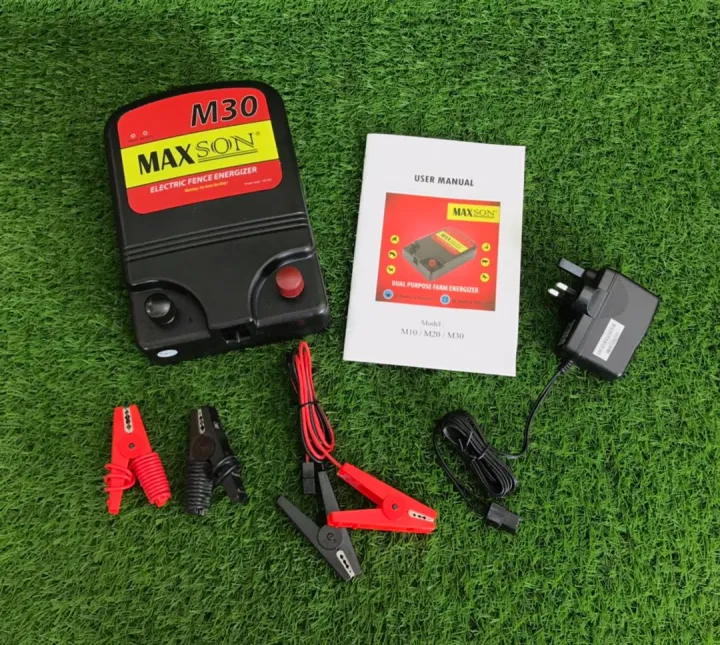 MAXSON ENERGIZER M30 Electric Fence/Farm Fencing/Pagar Elektrik/Pagar Kebun/电篱笆 | Lazada