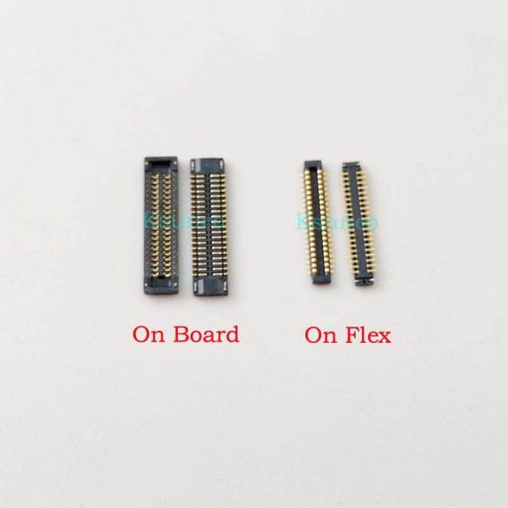 40 Pin LCD FPC Connector สำหรับ Samsung Galaxy A6S G6200 A10S A107 A107F A20S A207 A207F บนเมน ...