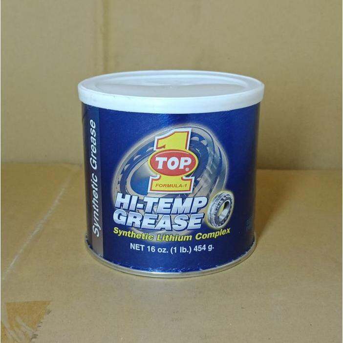 TOP1 TOP 1 TOP ONE HI-TEMP GREASE SYNTHETIC LITHIUM COMPLEX (454GR) | Lazada Indonesia
