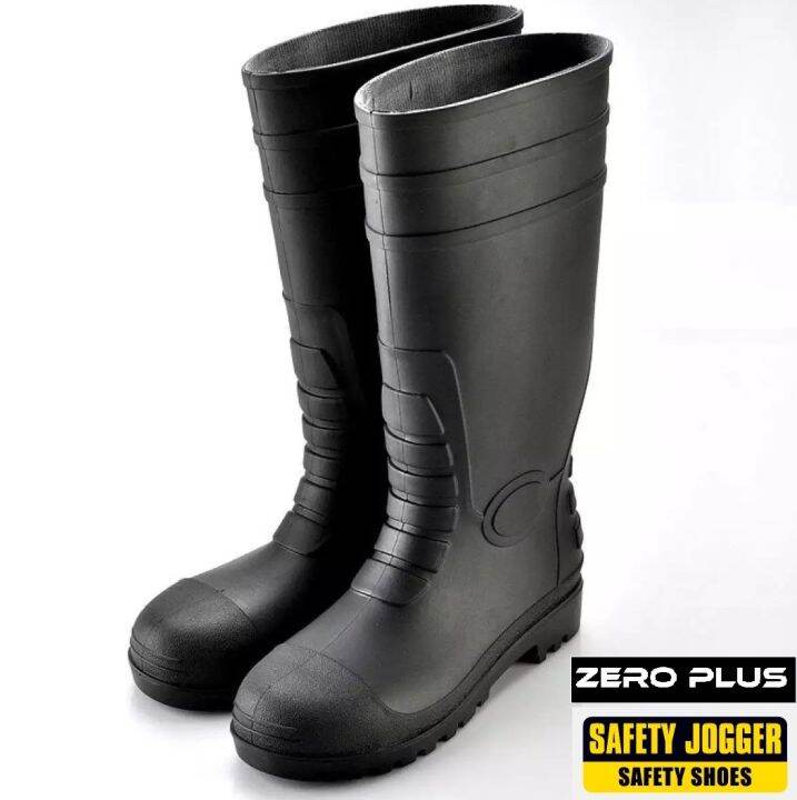 SAFETY JOGGER. HERCULES Gum Boots Safety Black Fully Rubber Steel Toe ...