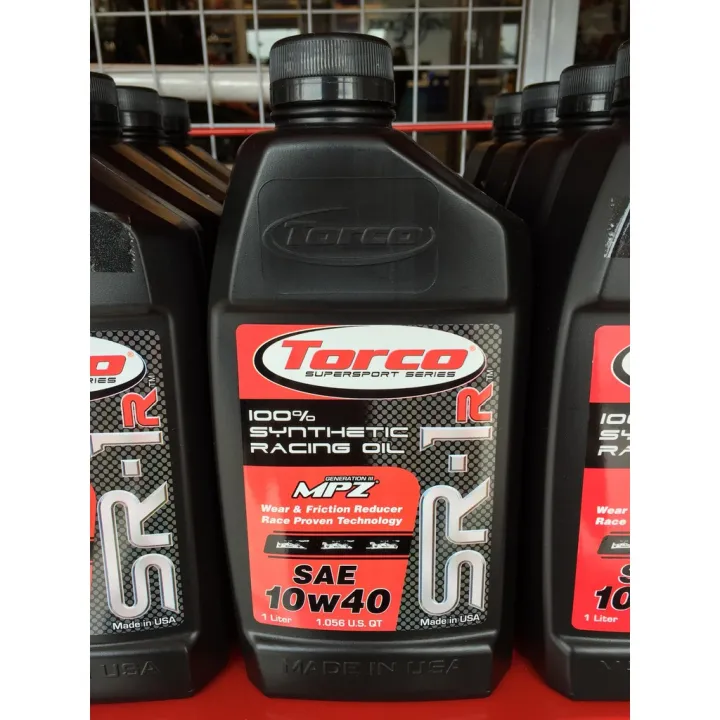 Torco SR-1R 10W40 10W-40 1L Fully Synthetic Engine Oil | Lazada