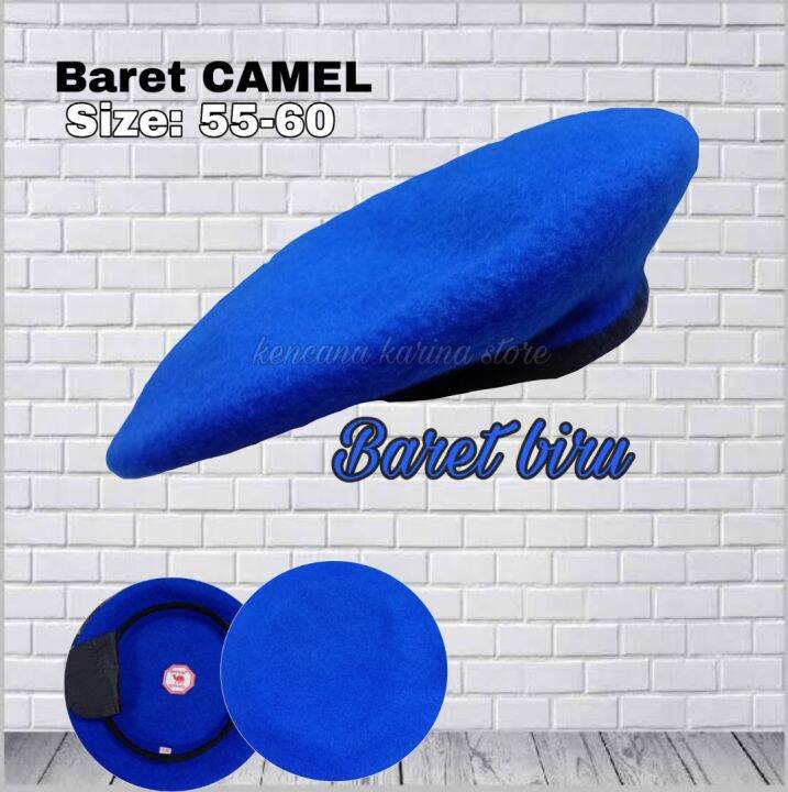 BARET TNI AD / BARET POLISI MILITER / BARET BIRU | Lazada Indonesia