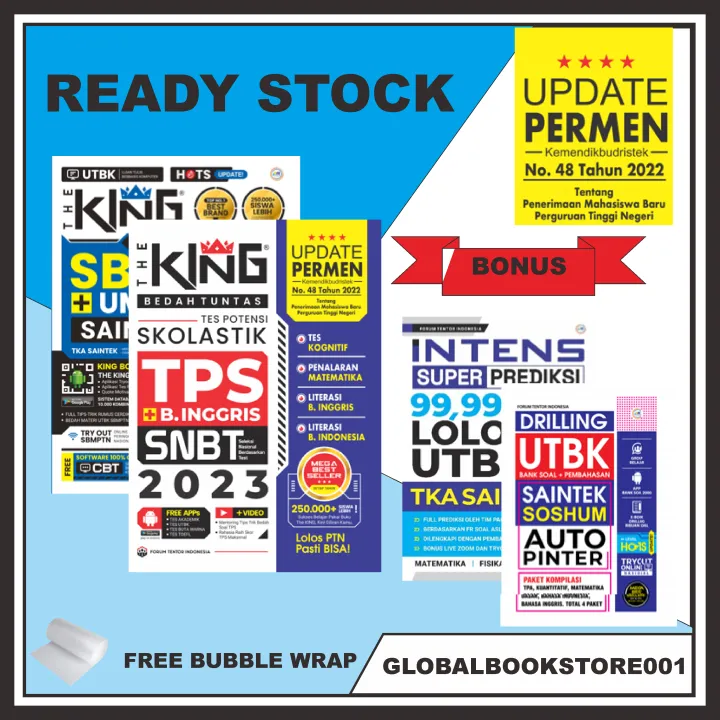 Paket Hemat The King Saintek Soshum 2023 The King Tps Snbt 2023