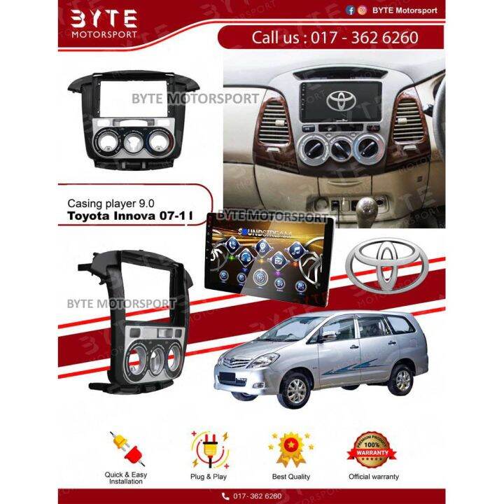 Toyota Innova 2007-2011 Soundstream Touch Screen High Definition Android Car Player Build-In DSP ...