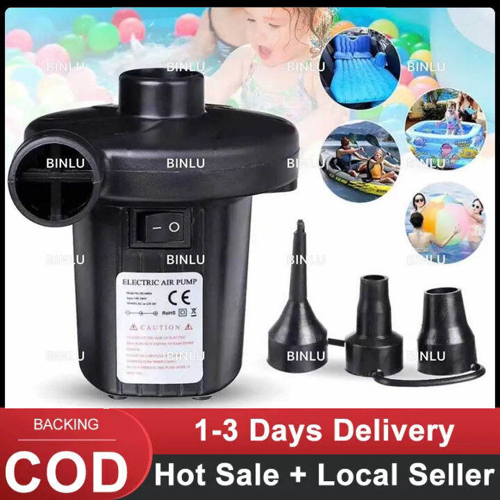 【Local Delivery】3 nozzle electric air pumps,fast inflatable pump,air ...