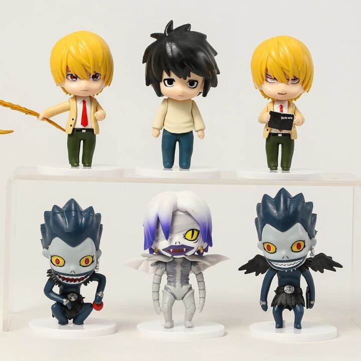 Hi Toy Death Note Light Yagami L Ryuk Rem PVC ตัวเลขของเล่นน่ารักตุ๊กตา ...