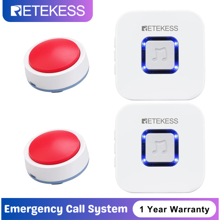 Retekess TH003 Wireless Caregiver Pager Nurse Calling Alert Patient ...