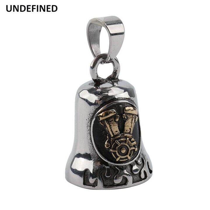 Motorcycle Bell Cross Engine Cool Biker Guard Bell Stainless Steel For ...